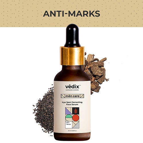 Buy Irya Spot Correcting Face Serum With Lodhra Bakuchi For Men – Vedix